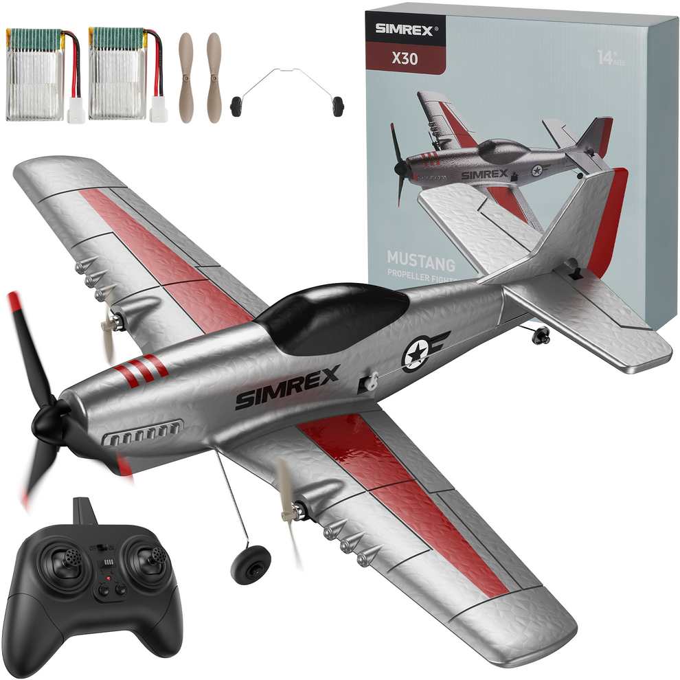 SIMREX X30 – 6-Axis RC Plane for Kids & Beginners